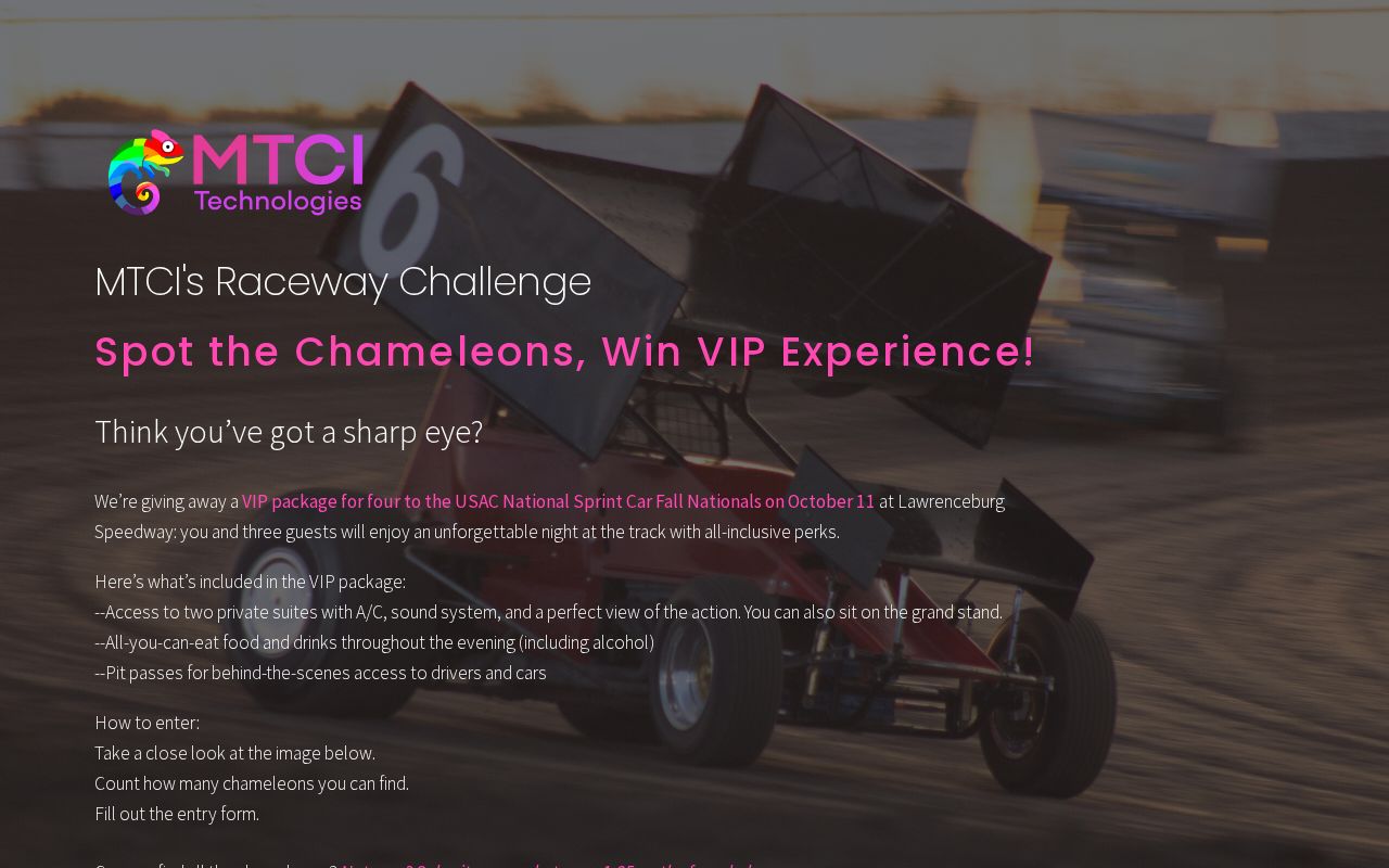 MTCI Raceway Challenge
